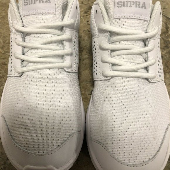 Supra | Shoes | Nwb Supra Scissor Grey White Lace Up Shoe Running ...